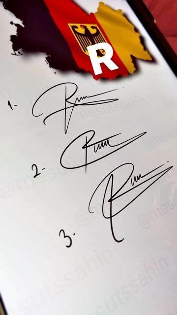 mesut Şahin on instagram r letter r signature examples… tag those