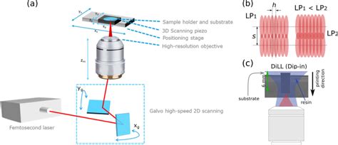 Principle Of Direct Laser Writing Dlw A The Fswriting Laser Is Download Scientific Diagram