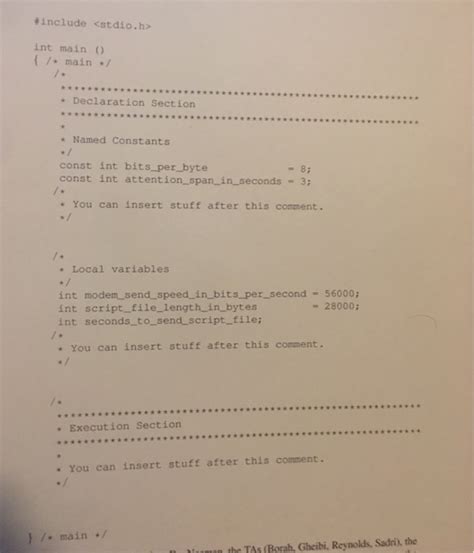 Solved ADD A STATEMENT OR STATEMENTS To The Program On The Chegg Com