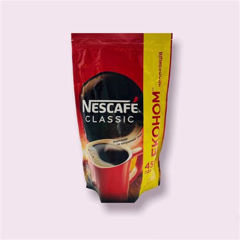 NESCAFE Classic 450 г (350г + 50г) М/У растворимый кофе 9 шт., цена 339 ...