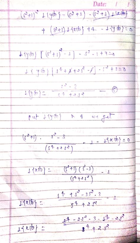 use the laplace transform to solve the given system of differential