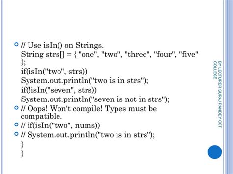 Generics In Java Ppt