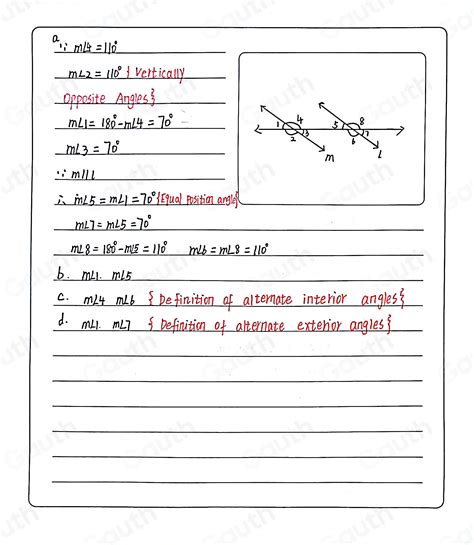 solved ce l line geometry 1、 a in the following diagram mparallel
