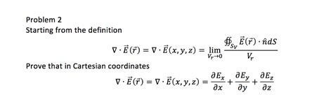 solved problem 2 starting from the definition sv prove that