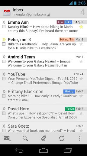 New Gmail For Android With New Inbox And Navigation Released Ubergizmo