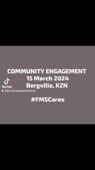 [video] Dut Faculty Of Management Sciences On Linkedin Fmscares Facultyofmanagementsciences