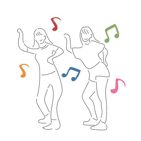 Dancing Doodle Vector Art Icons And Graphics For Free Download