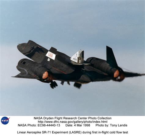 Dvids Images Linear Aerospike Sr 71 Experiment Lasre During First In Flight Cold Flow Test