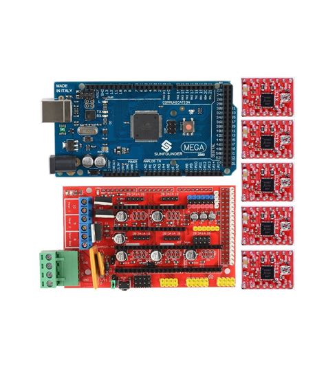 شیلد کنترلر پرینتر 3 بعدی Ramps آردوینو Reprap Arduino Mega Shield