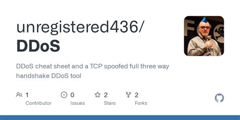 GitHub Unregistered DDoS DDoS Cheat Sheet And A TCP Spoofed Full Three Way Handshake DDoS Tool