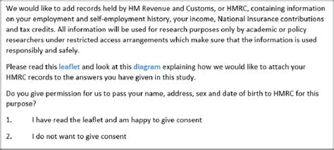 Standard Consent Wording Download Scientific Diagram