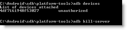 android - Device unauthorized after accepting RSA fingerprint - Stack ...