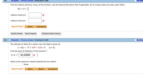 Solved Find The Relative Extrema If Any Of The Function