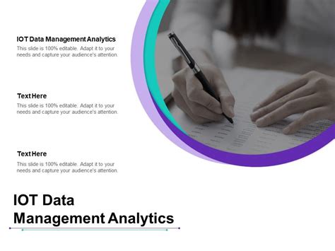iot data management analytics ppt powerpoint presentation model display cpb