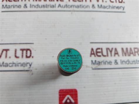 Pepperl Fuchs Nj5 18gm N V1 Inductive Sensor 106453 Aeliya Marine