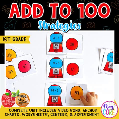 Add To 100 1st Grade Math 1 Nbt C 4 Ma 1 Nso 2 4 Magicore