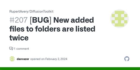 Bug New Added Files To Folders Are Listed Twice Issue Rupertavery Diffusiontoolkit