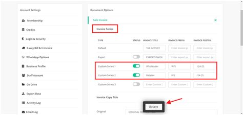 How To Use Different Invoice Series In Go GST Bill Free GST Billing Software For Every