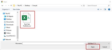 Importing A Portfolio From An Xls Or Csv File Everysk Support
