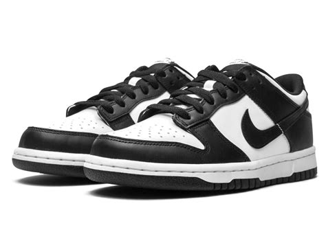 Nike Dunk Low Retro White Black Panda 2021 Gs Dropjustcom