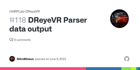 dreyevr parser data output · issue 118 · harplab dreyevr · github