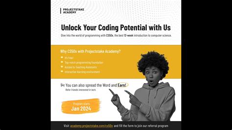 join cs50x with projectstake academy youtube