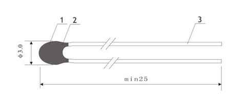 China Customized Jingpu Temperature Sensors Ntc Chip Thermistor 76mm Length Suppliers