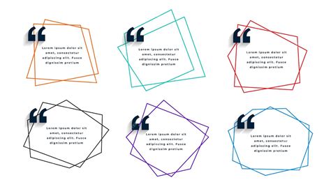 Free Vector Collection Of Speech Bubble Sign With Inverted Comma Mark