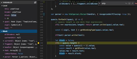 No Tooltip On Hover Over A Variable Within Closure And Async Function