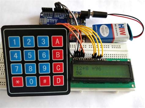 Arduino Calculator Using 4x4 Keypad