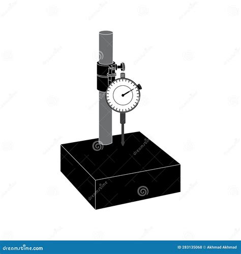 Dial Indicator Icon Stock Vector Illustration Of Inch 283135068