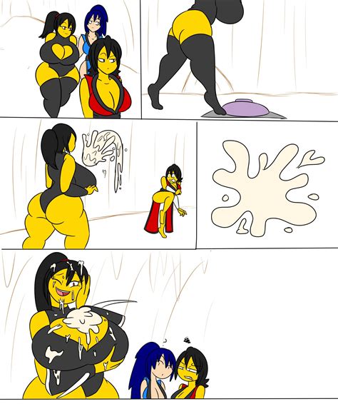 Rule 34 Bisharp Boob Window Cleavage Cum On Breasts Disgusted Expression Greninja Igphhangout