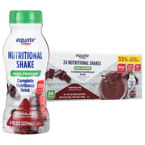 Equate High Protein Complete Nutritional Shake Calcium And Vitamin D