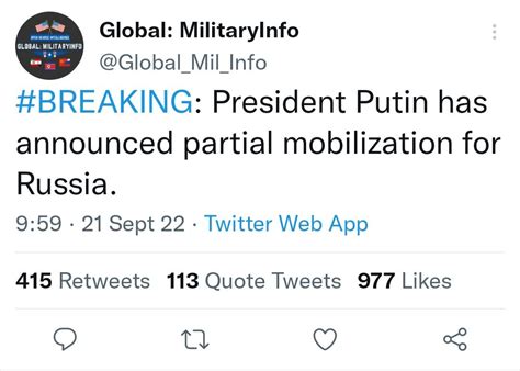 რუსეთში ნაწილობრივი მობილიზაცია გამოცხადდა არაოფიციალური ცნობებით ქვეყნის და რუსეთის მიერ