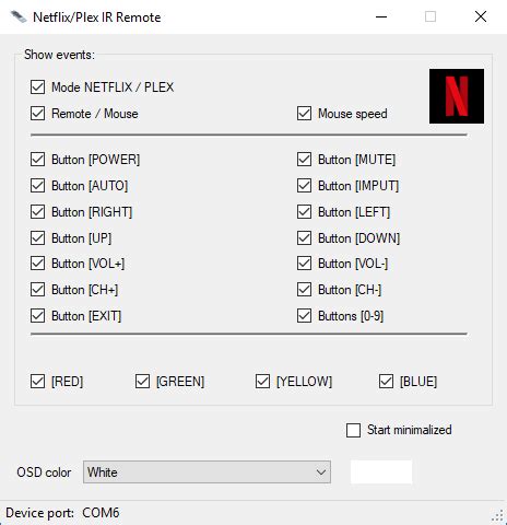 GitHub Sutaj Arduino IR Remote Arduino Sketch For Netflix Plex PC Ir Remote And Custom Made