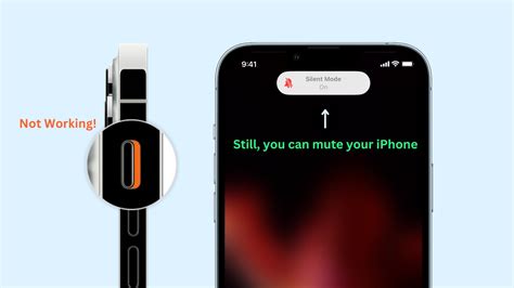 how to mute your iphone if the silent switch is not working