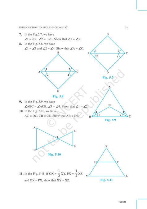 NCERT Exemplar Class Maths Chapter Introduction To Euclids Geometry