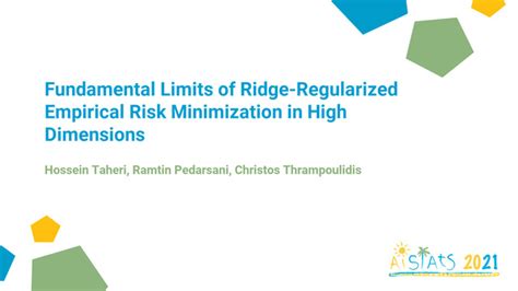 Hossein Taheri Ramtin Pedarsani Christos Thrampoulidis · Fundamental Limits Of Ridge