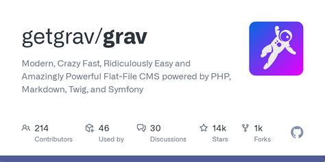 GitHub Getgrav Grav Modern Crazy Fast Ridiculously Easy And Amazingly Powerful Flat File