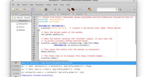 Setup Cgtkmm Programming Tools On Ubuntu For Beginners