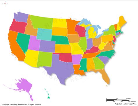 Map Of The Usa Without State Names Colleen T Stewart