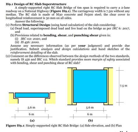H9 1 ﻿design Of Rc Slab Superstructurea