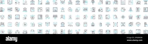 Money Currency Vector Line Icons Set Money Currency Dollars Euro