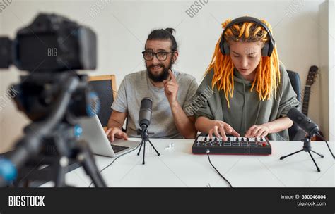 Man Woman Making Music Image Photo Free Trial Bigstock