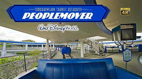 Tomorrowland Transit Authority Peoplemover 4k Pov Walt Disney World