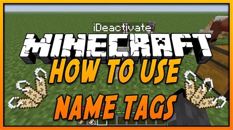 How To Use Name Tag In Minecraft HDG