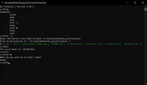 github anmolhatua py terminal it is a terminal emulator app using