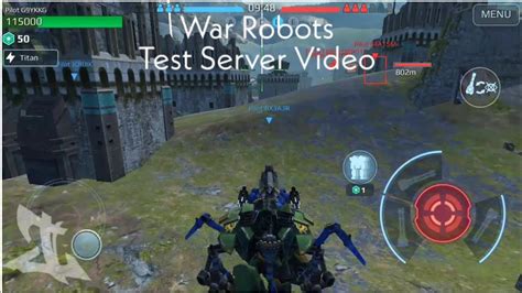 War Robots Test Server Video Youtube