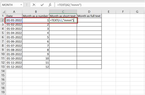How To Pull The Month From Date In Excel Spreadcheaters