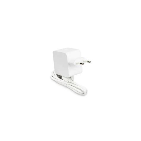 alimentation 27w usb c pour raspberry pi 5 blanc génération robots